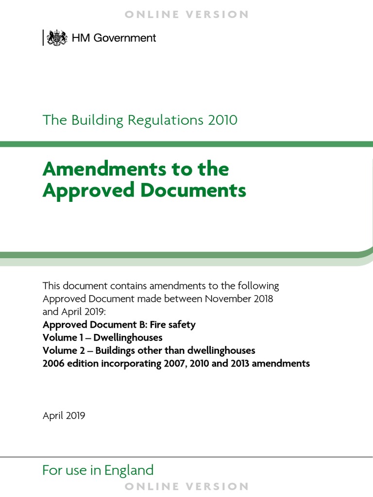 B1&B2 Amendments 2019 | PDF | Wall | Building Insulation
