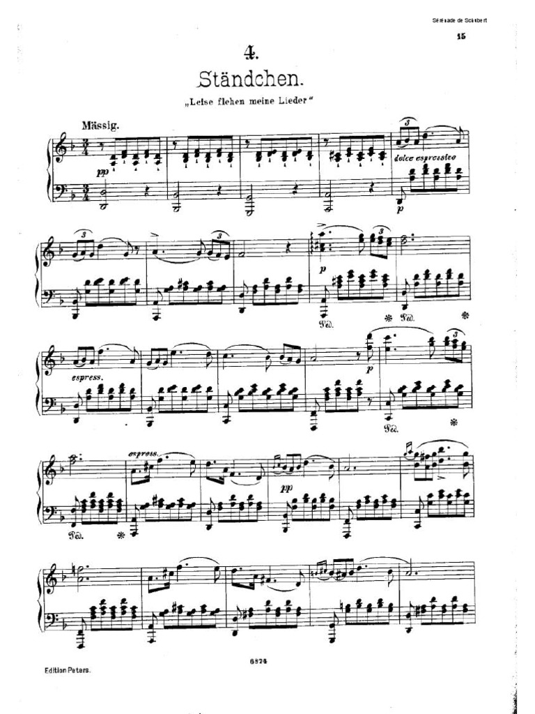 Schubert Serenade Standchen | PDF