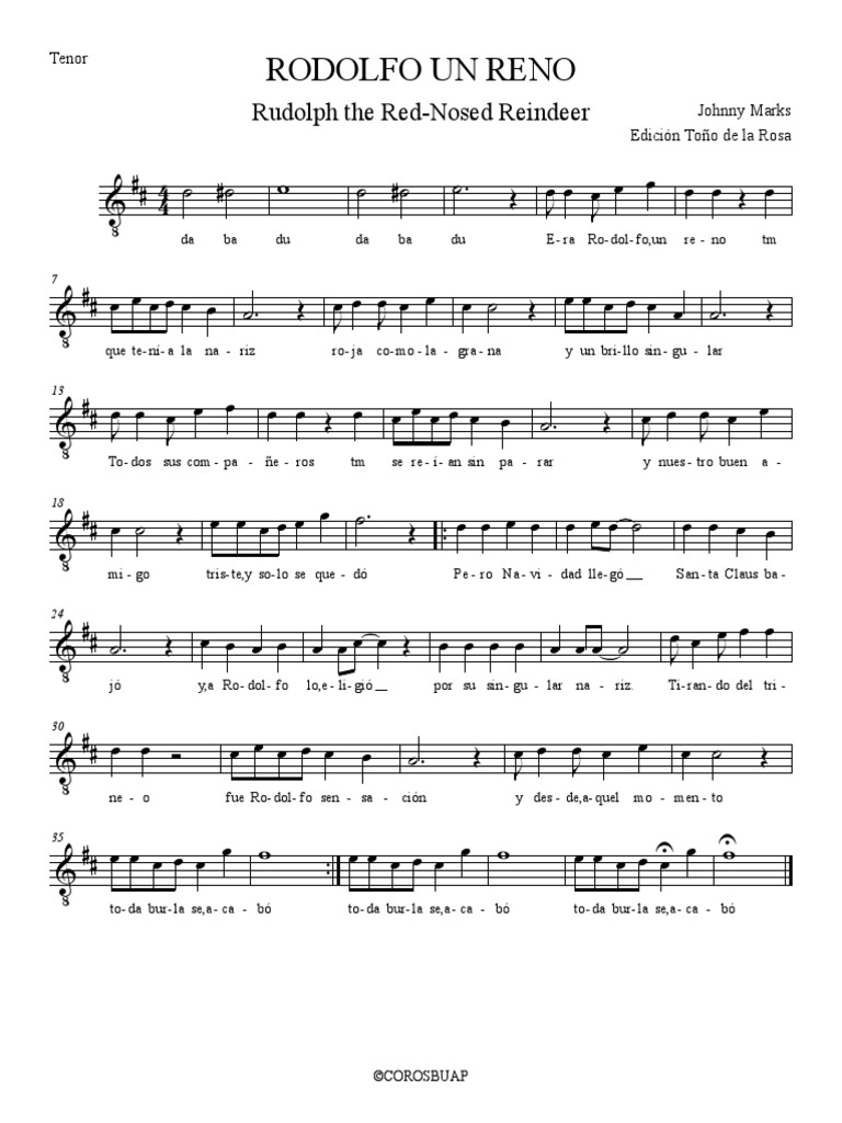 Rodolfo El Reno Tenor | PDF