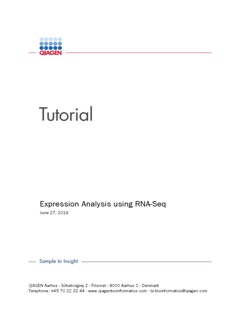 Tutorial: Expression Analysis Using RNA-Seq | PDF | Gene Expression ...