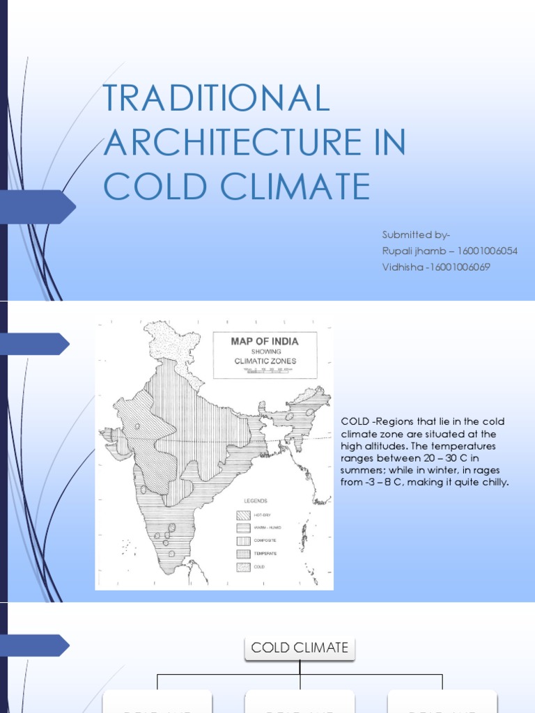 Traditional Architecture in Cold Climate | PDF | Building Technology ...