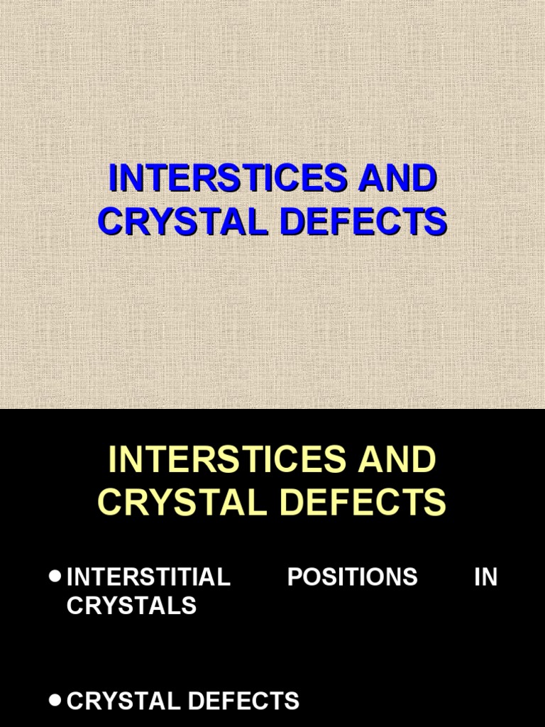 Crystal Defect | PDF | Dislocation | Crystallographic Defect