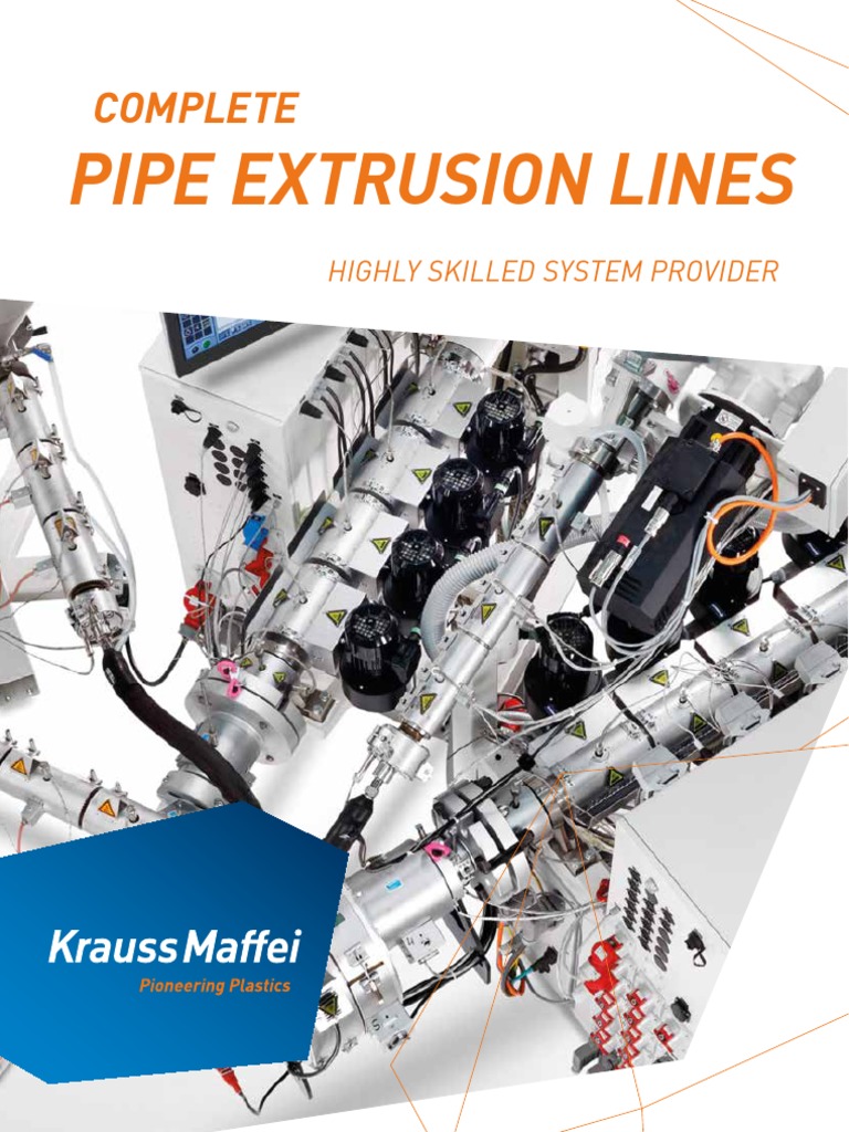 Pipe Extrusion Lines: Complete | PDF | Extrusion | Pipe (Fluid Conveyance)