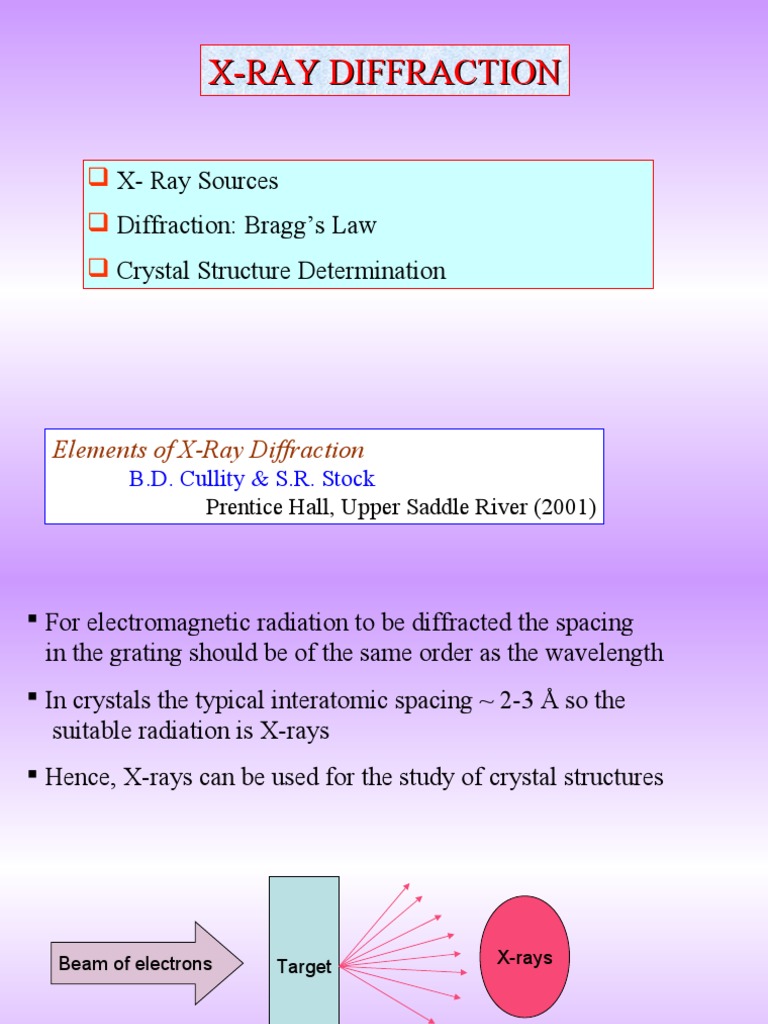 XRay Diffraction | PDF | X Ray Crystallography | Electromagnetic Radiation
