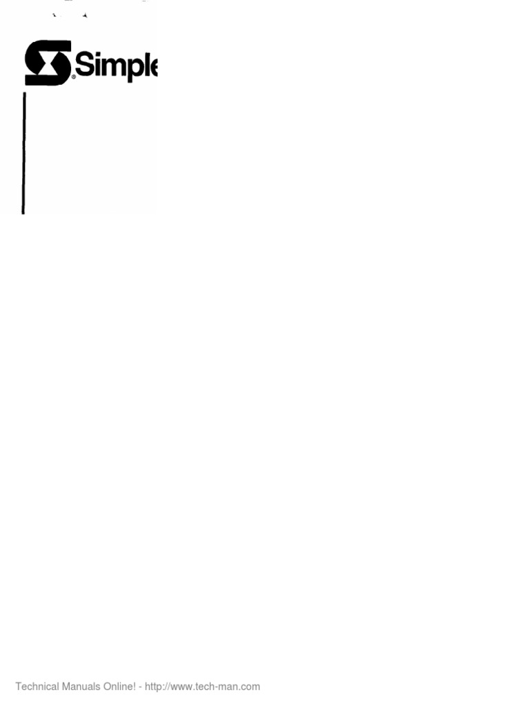 Simplex-4020 Programming Via 4100 Programmer | PDF | Input/Output ...