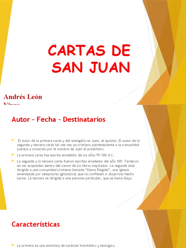 Cartas de San Juan | PDF