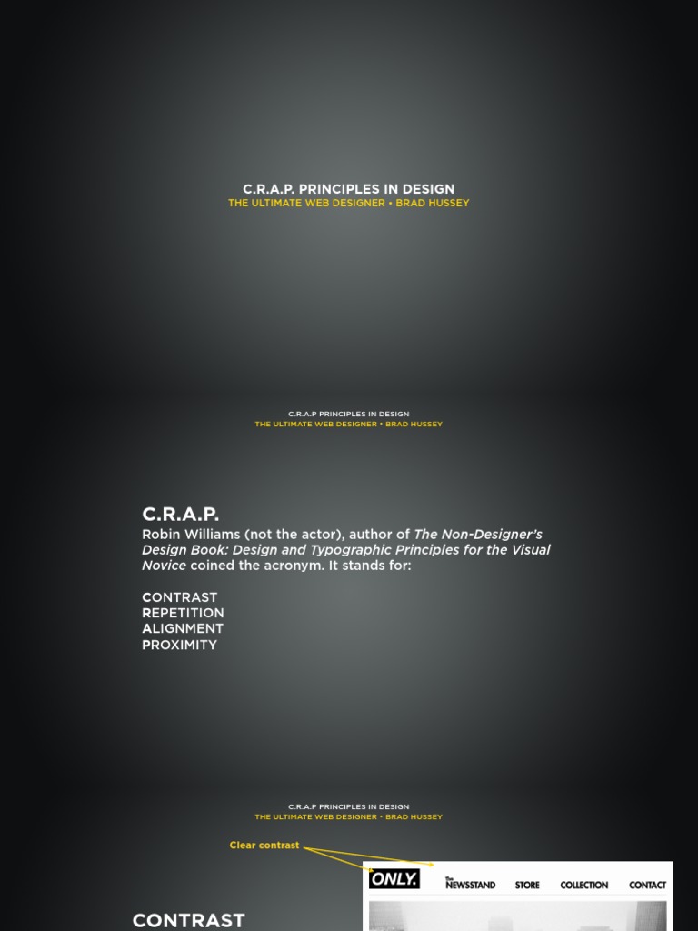 C.R.A.P. Design Principles Guide | PDF | Art