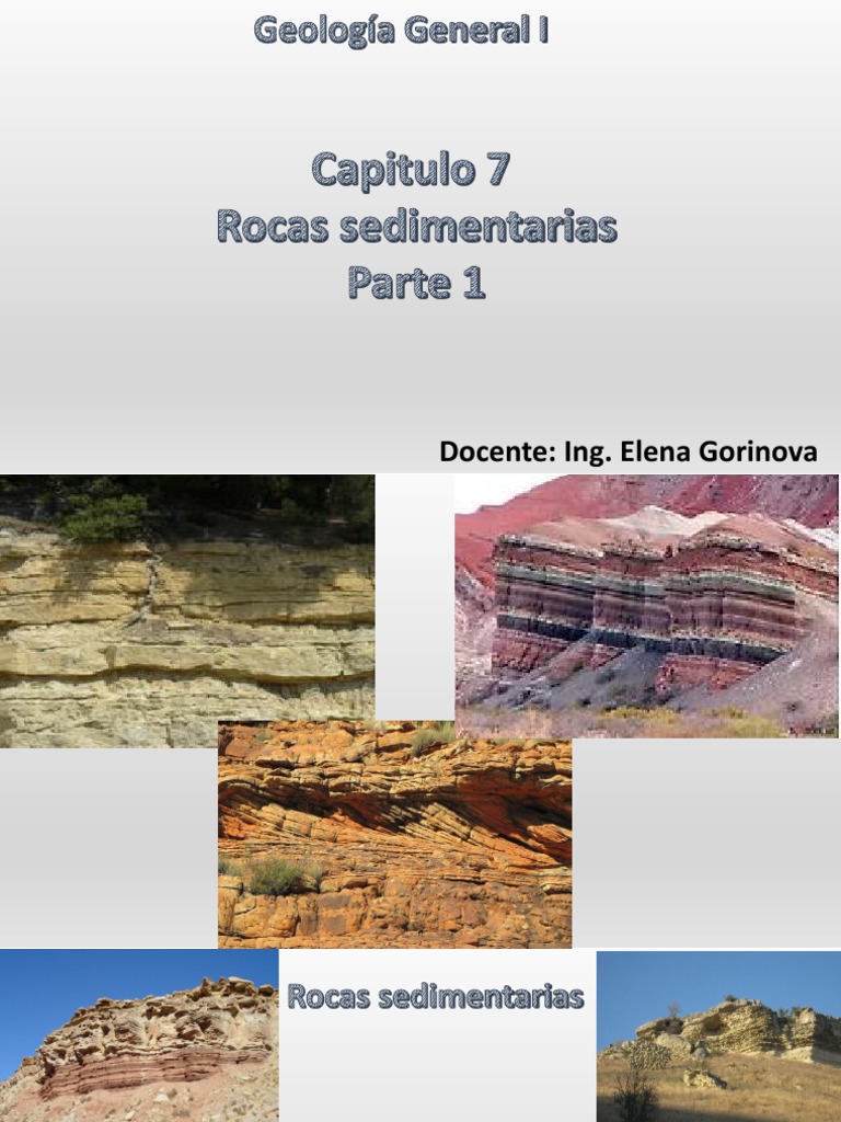 Presentación Rocas sedimentarias - Parte 1 | PDF | Roca clástica | Roca ...