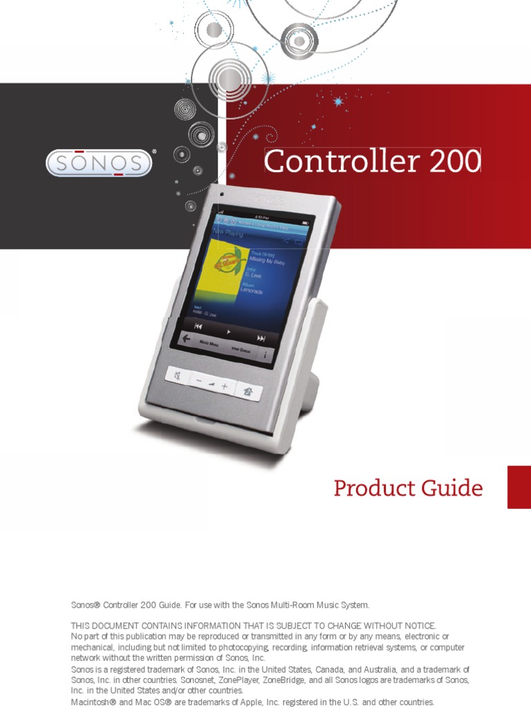 Sonos Controller 200 | PDF | Indemnity | Electromagnetic Interference