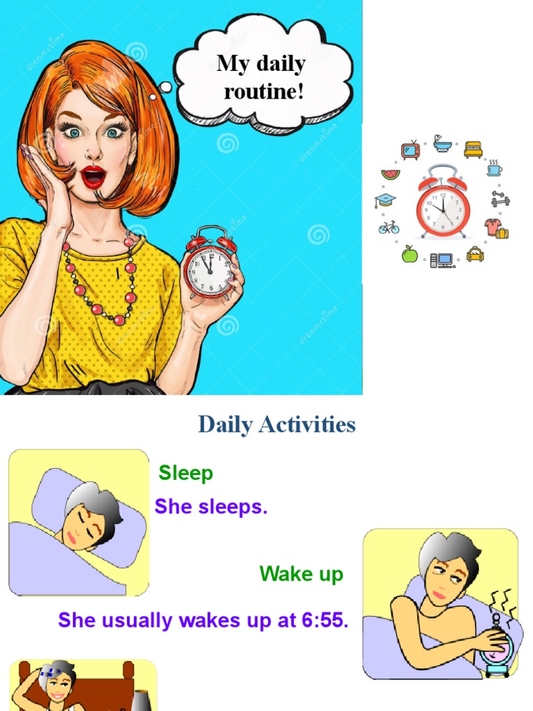 My Daily Routine! | PDF | Linguistic Morphology | Grammar