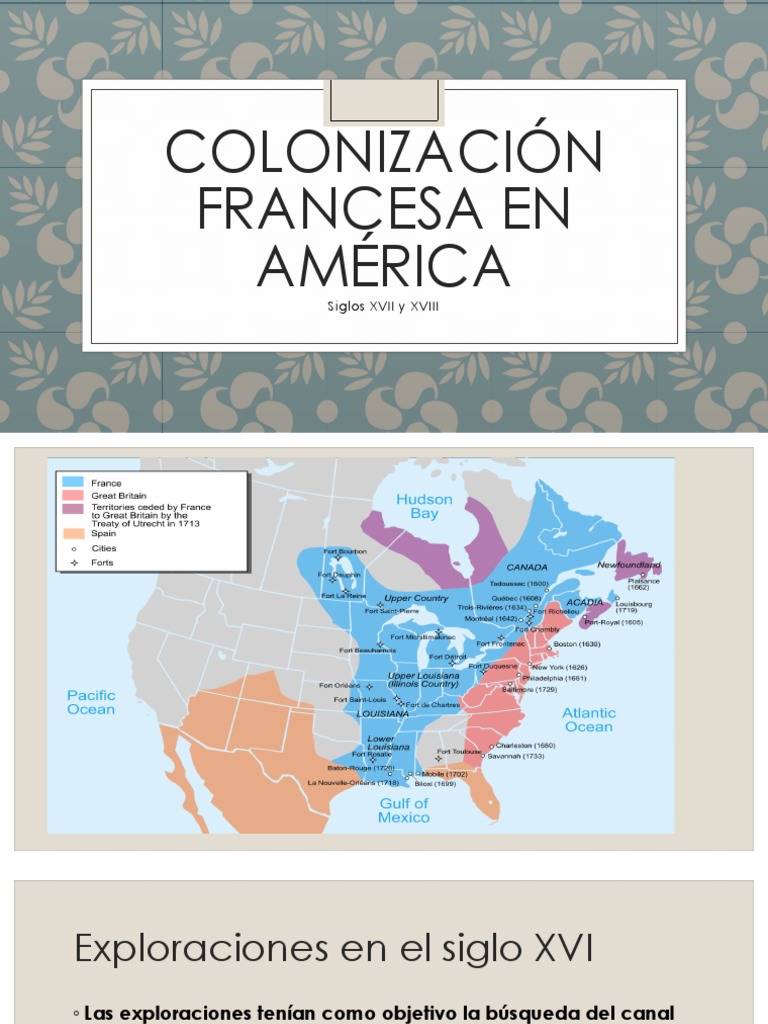 Colonizacion Francesa en America Del Norte y El Caribe | PDF | Nueva ...