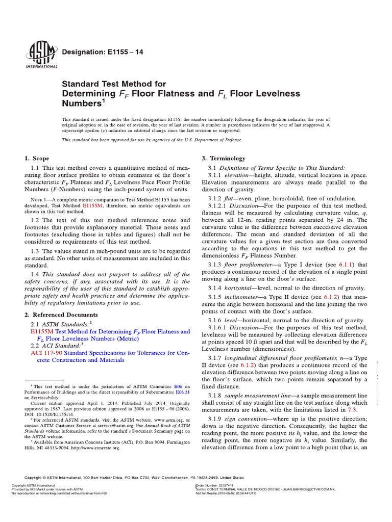 Astm e 1155 14 | PDF | Private Law | Mass Media