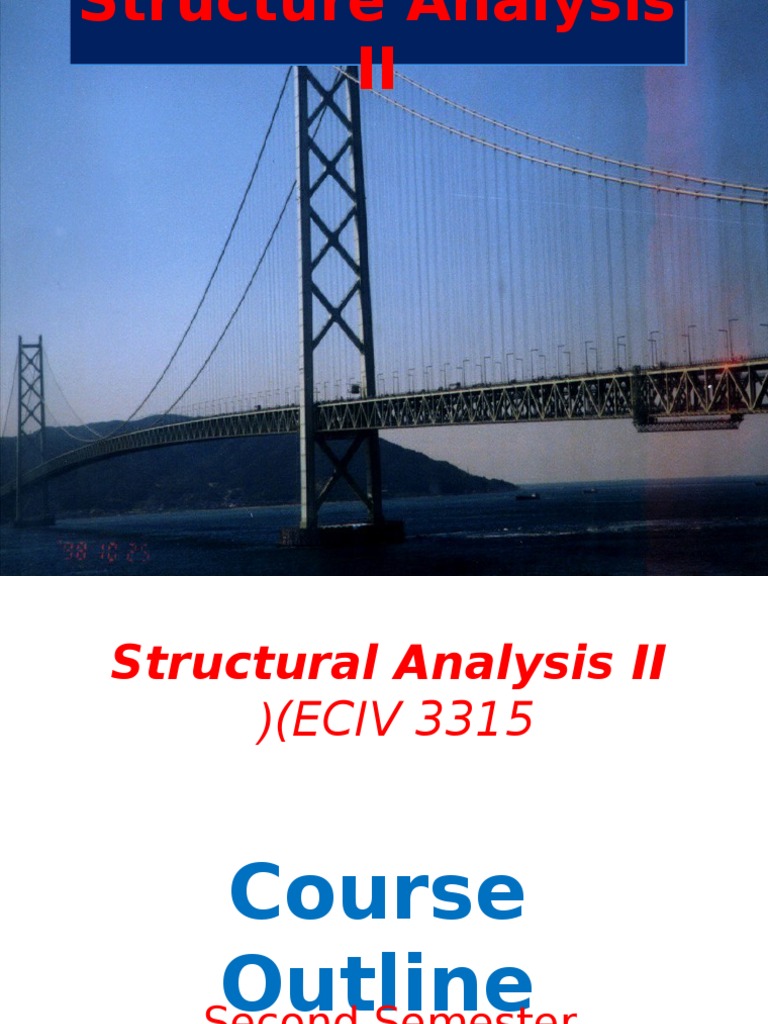 Structural Analysis II Course Overview | PDF | Structural Analysis | Beam (Structure)