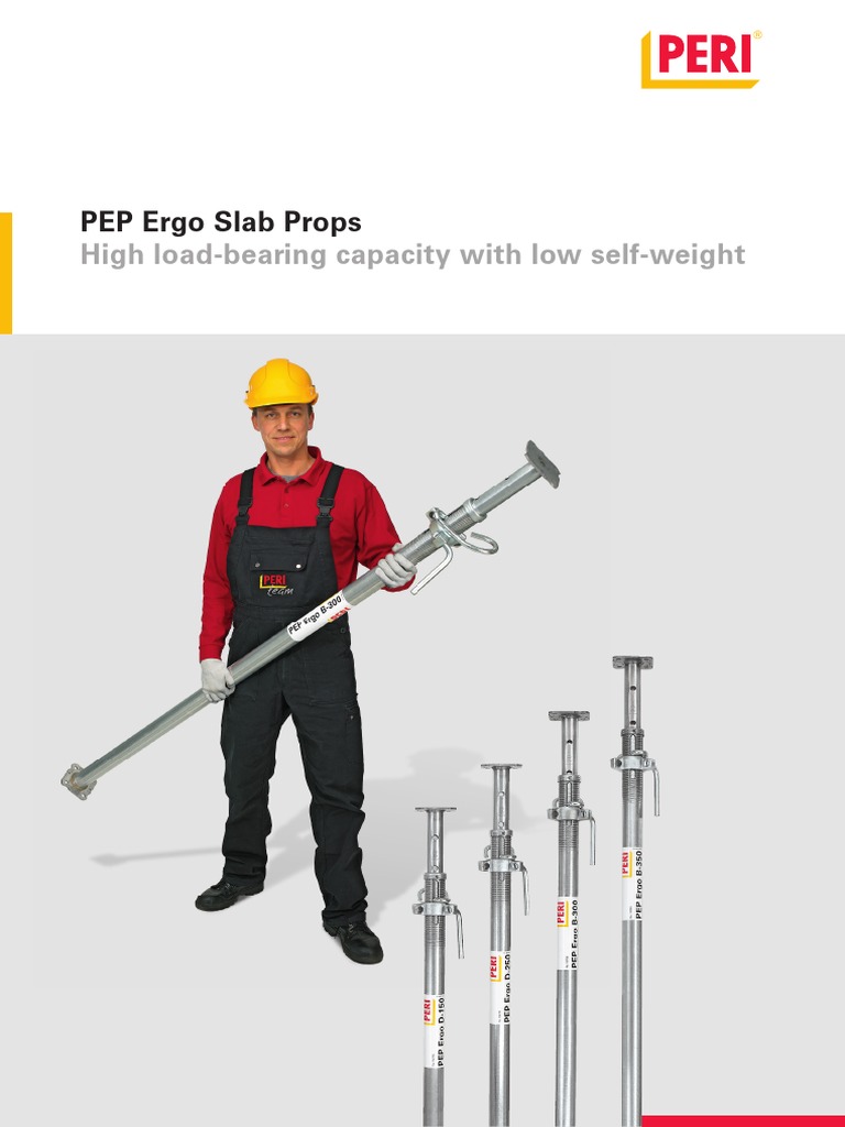 PEP Ergo Slab Props: High Load-Bearing Capacity With Low Self-Weight ...