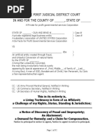 Affidavit of Truth Template #1 #TeamTyler | PDF | Notary Public | Affidavit