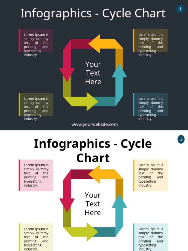 Infographics - Cycle Chart: Your Text Here | PDF