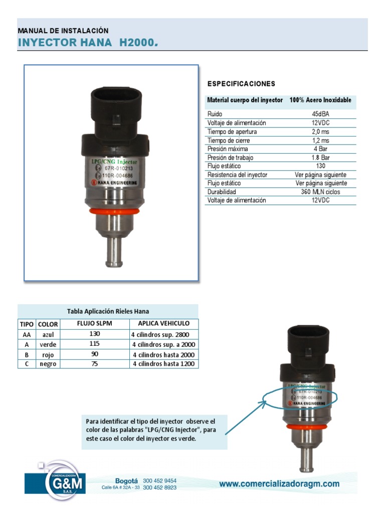 Manual Inyector Hana H2000 | PDF | Science | Ciencia y Tecnología