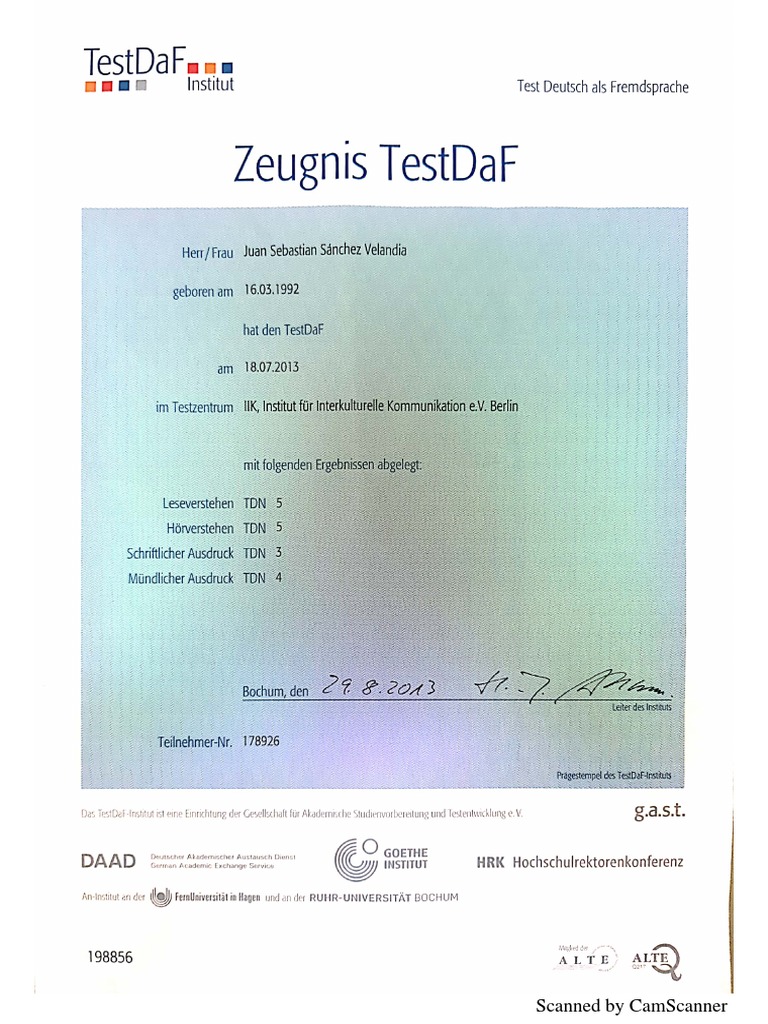 Testdaf PDF | PDF
