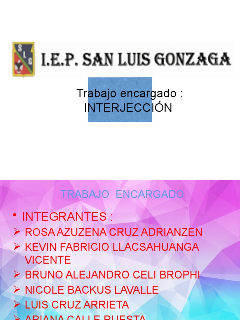 Interjecciones: Definición y Ejemplos | PDF