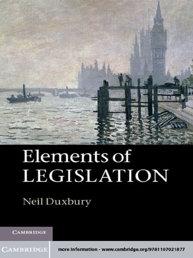Elements of Legislation PDF | PDF | Precedent | Statutory Interpretation