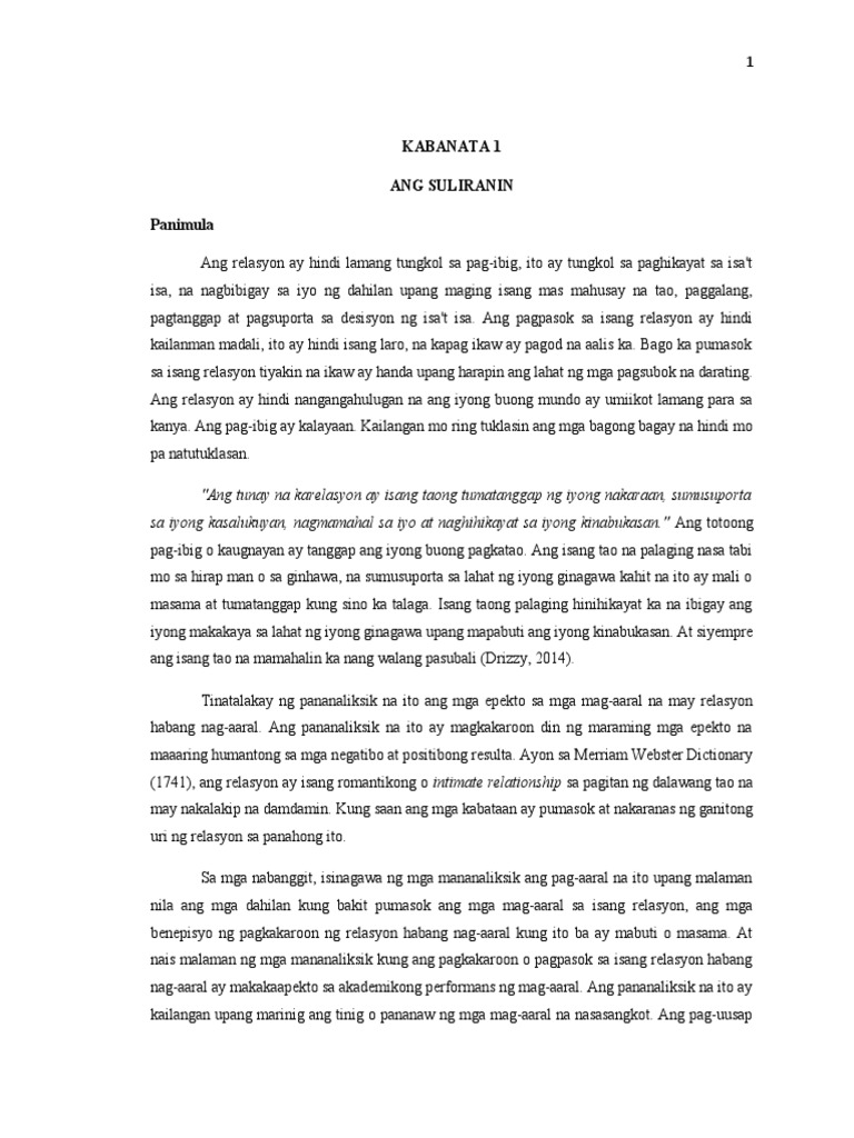 Thesis Sa FilDis (Chapter 1-5) | PDF