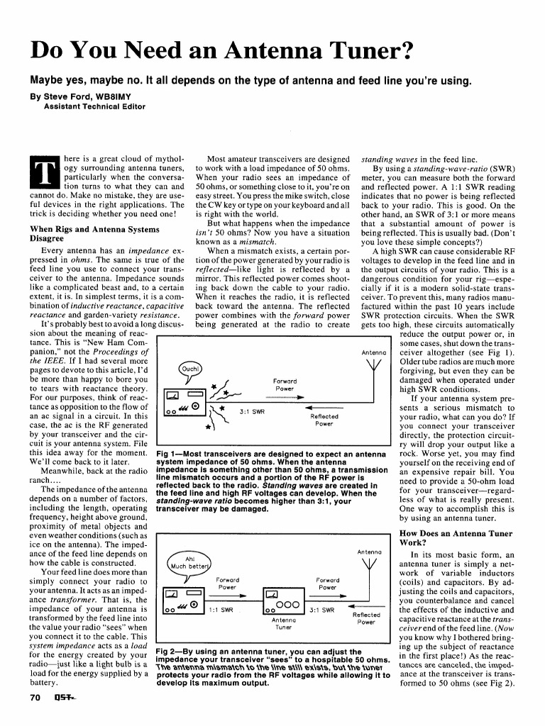 Antenna Tuner PDF | PDF