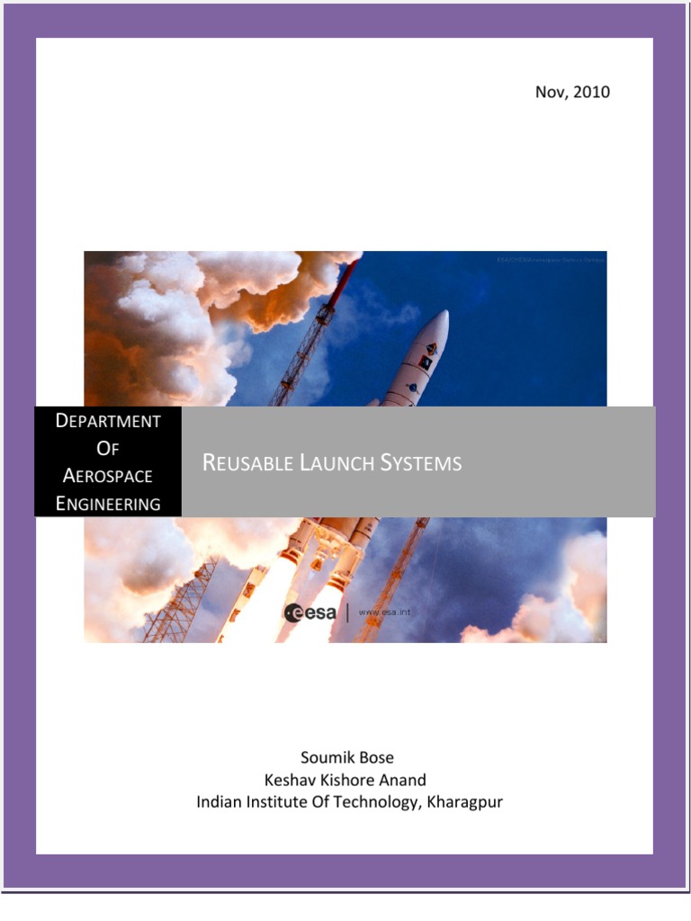 Reusable Launch Vehicle | PDF | Atmospheric Entry | Reusable Launch System