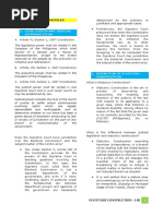 STATCON Pilares | PDF | Statutory Interpretation | Precedent