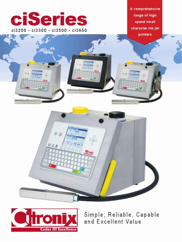 Citronix Brochure - English PDF | PDF | Printer (Computing) | Media ...