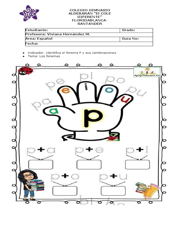 Guia Español Fonema P | PDF