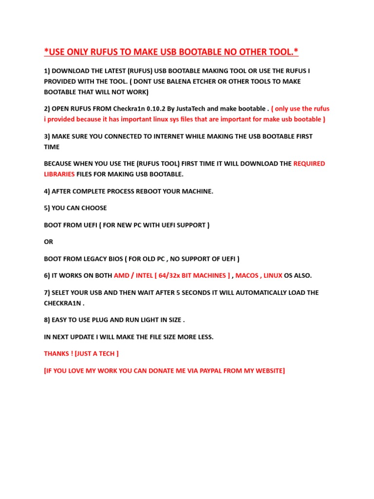 Important Read This First | PDF