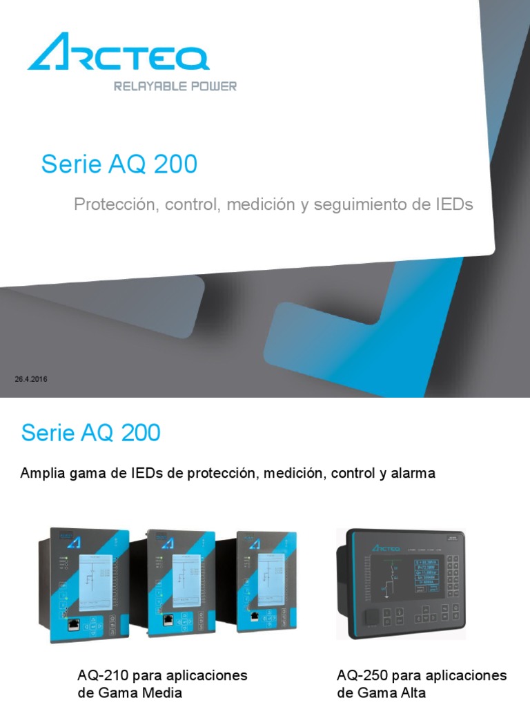 Arcteq Serie Aq 200 | PDF | Hardware de la computadora | Almacenamiento ...