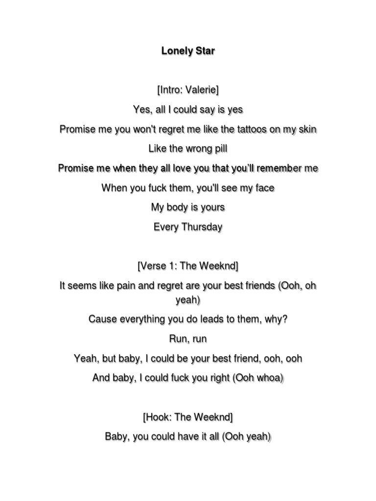 The Weeknd - Trilogy (Thursday) | PDF | Song Structure