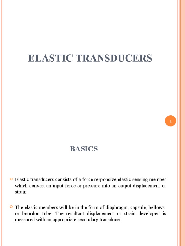 Elastic Transducers-2 | PDF | Pressure Measurement | Helix