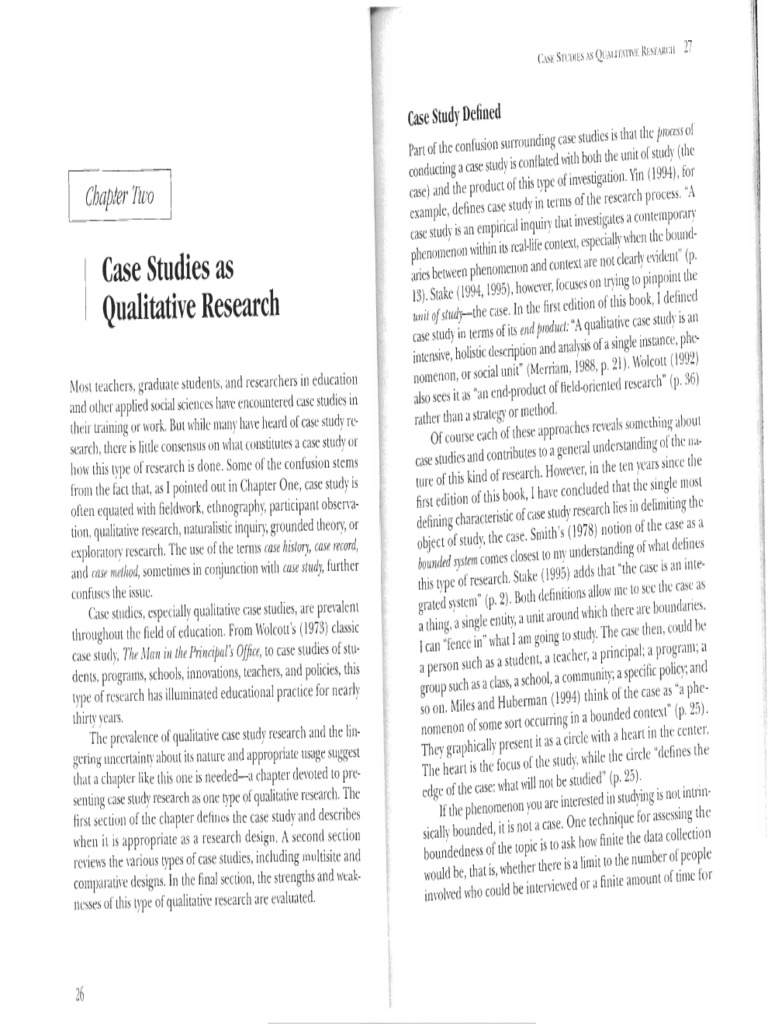 S. 4 Merriam, S. B. (1998) - Qualitative Research and Case Study Applications in Education. | PDF