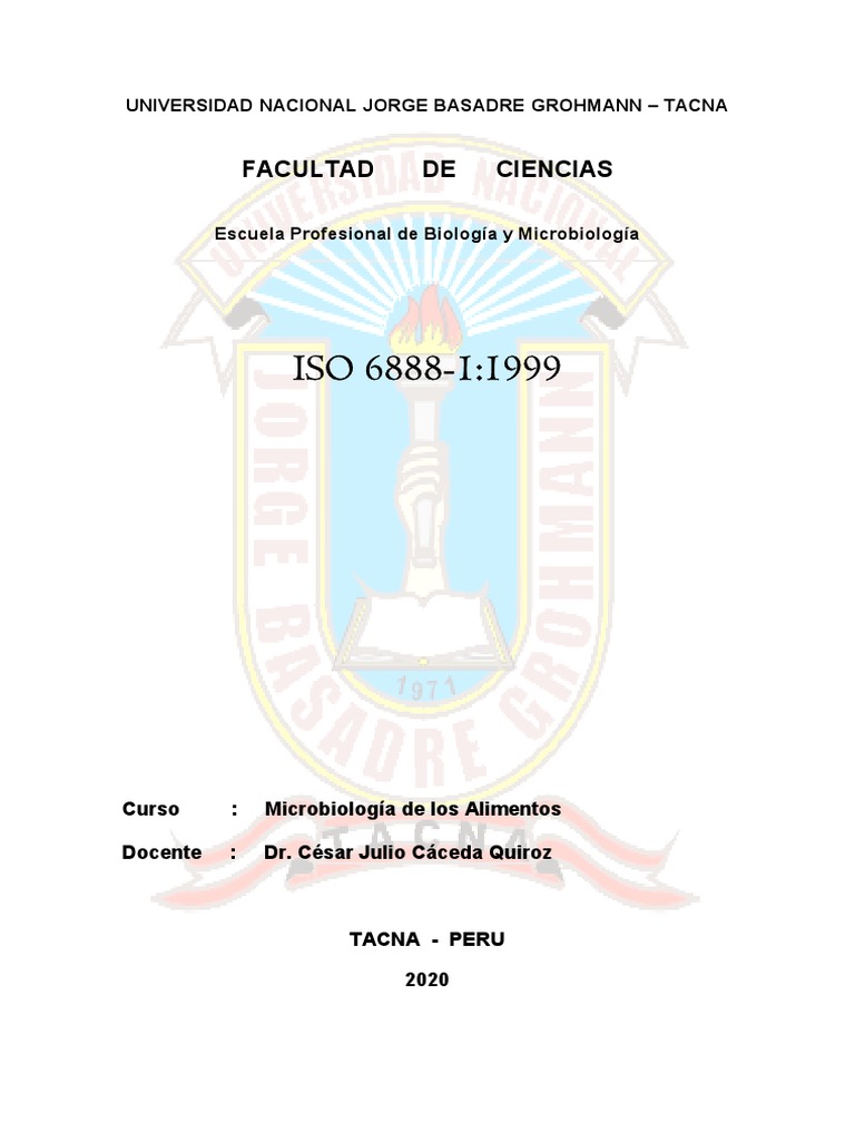 7 P - ISO Español 6888 - Recuento S. Aureus Cáceda PDF | PDF | Staphylococcus Aureus | Naturaleza