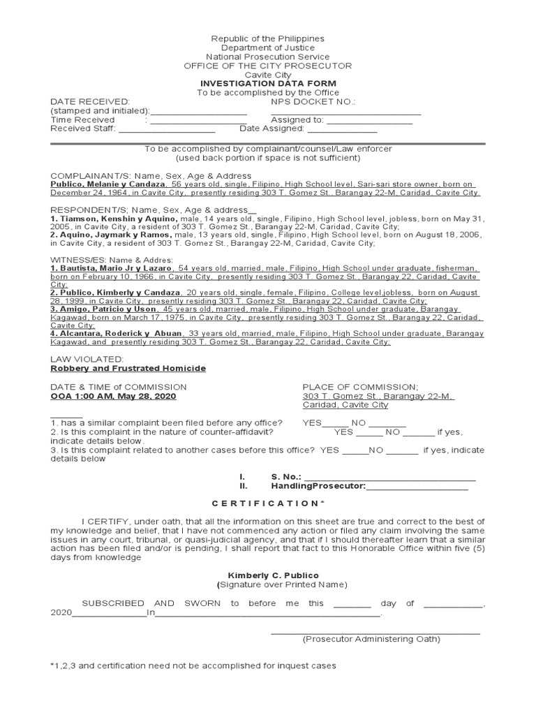 Robbery With Attempted Homicide | PDF | Public Law | Judiciaries