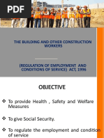 BOCW Act, 1996 Overview and Applicability | PDF | Employment | Comptroller
