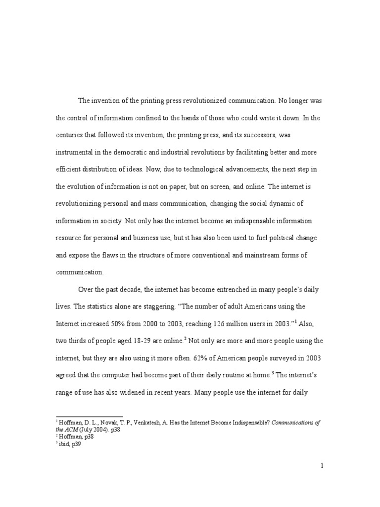 The Internet Information Revolution | PDF | Internet | Public Sphere