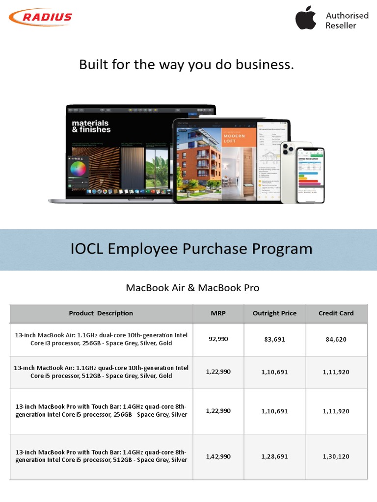 IOCL Employee Purchase Program | PDF | I Pad | Apple Inc.