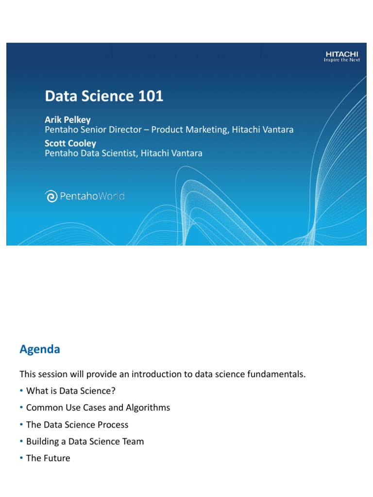 Data Science 101: Arik Pelkey Scott Cooley | PDF | Machine Learning ...