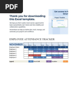 Attendance Records for 2024 | PDF