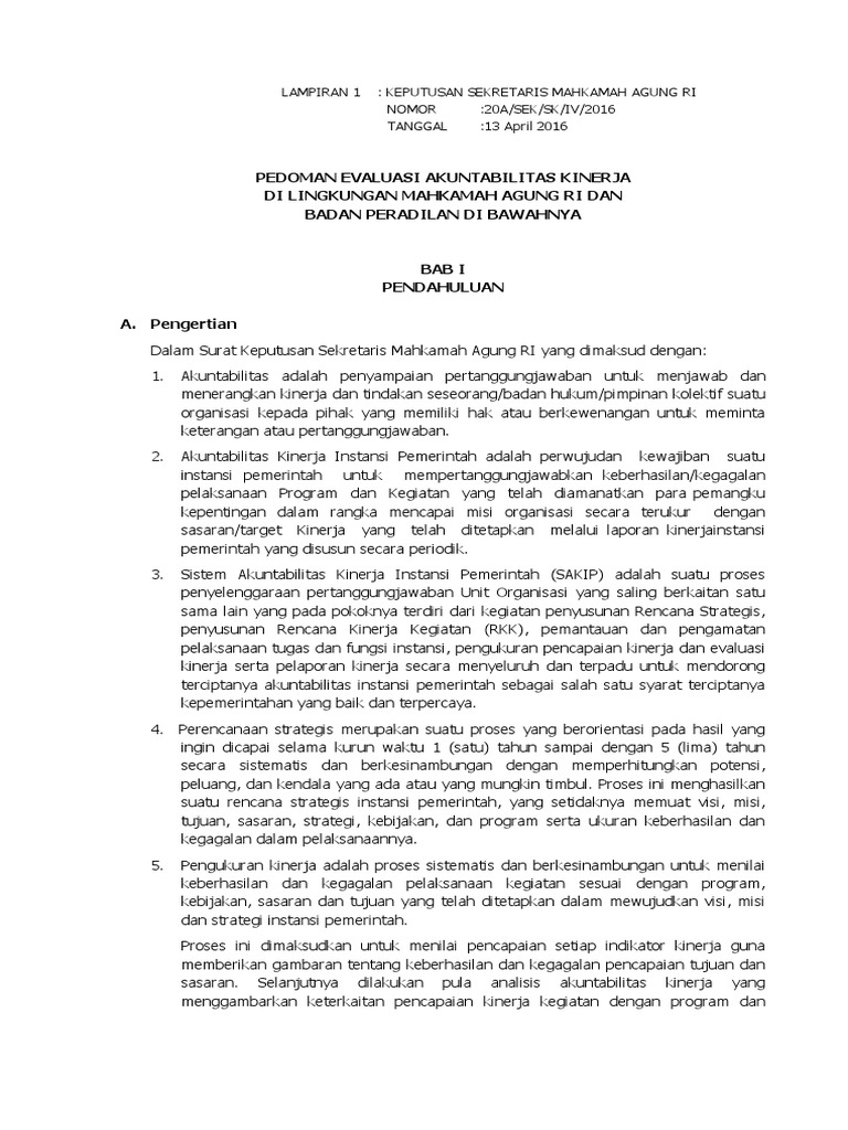 LAMPIRAN PEDOMAN LKjIP | PDF | Karier & Perkembangan | Bisnis