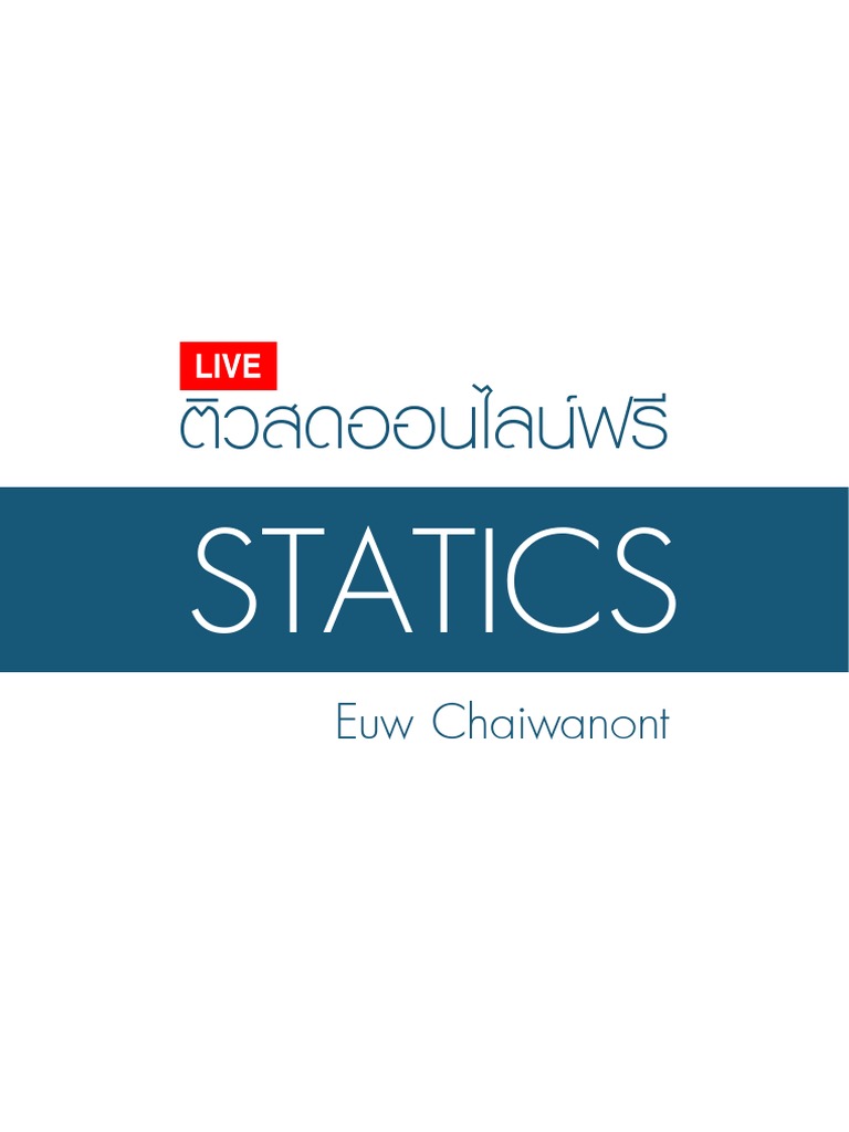 Statics - Free Body Diagram | PDF | Force | Weight