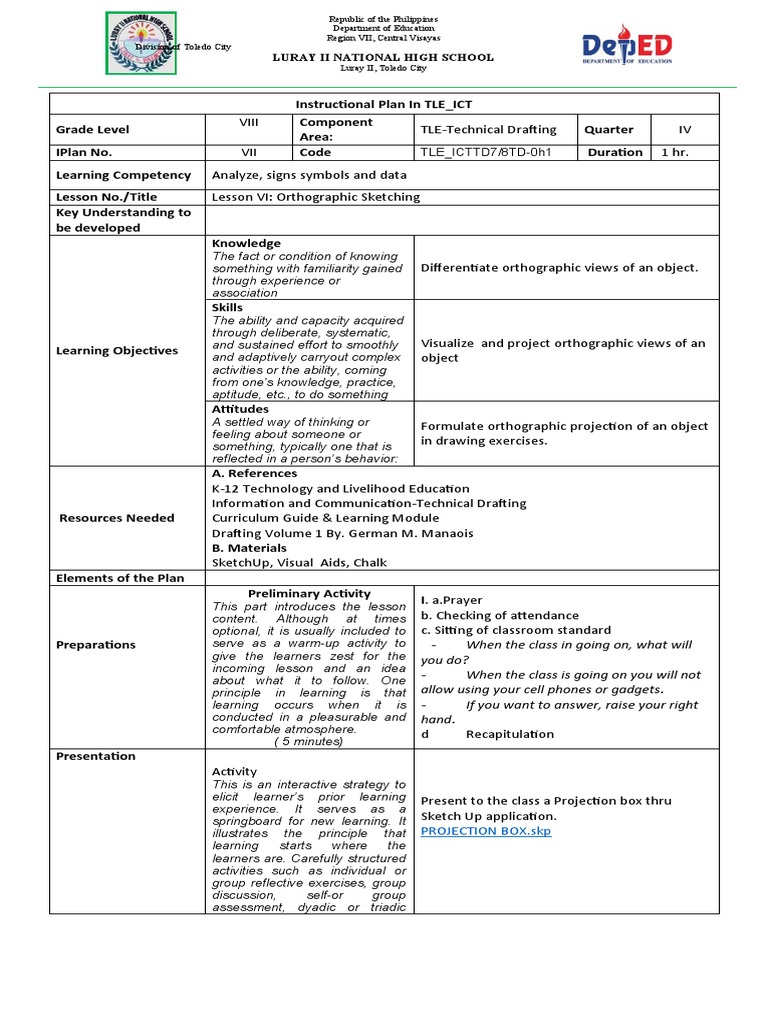 ORtHOGRAPHIC Plan Final | PDF | Learning | Teachers