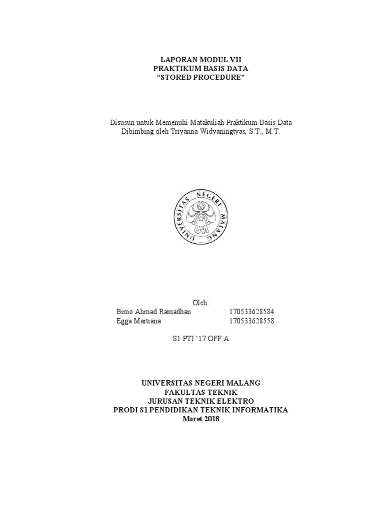 Laporan Basis - Data 7 Fix | PDF