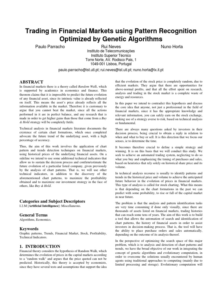 Paulo Parracho Extended Abstract | PDF | Technical Analysis | Business