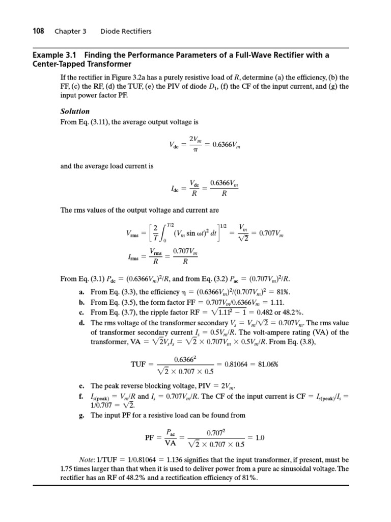 Rectifier Examples | PDF | Rectifier | Power Electronics