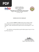 Deped Standard Certificate Templates | PDF | Government Related ...