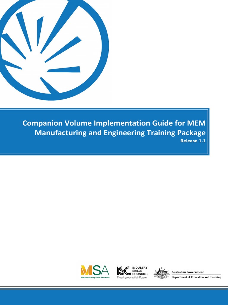 MEM Companion Volume Implementation Guide - Release 1.1 | PDF ...